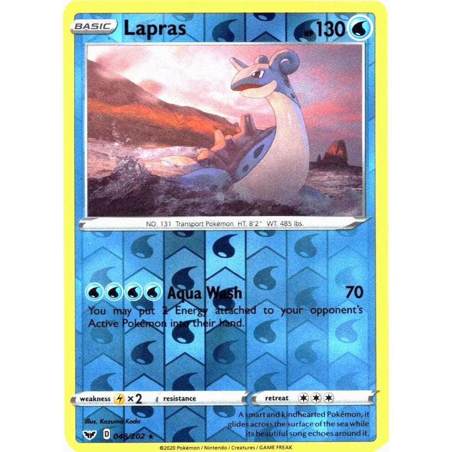 ラプラス【リバホロ】 / Lapras - Sword & Shield Base Set (048/202)